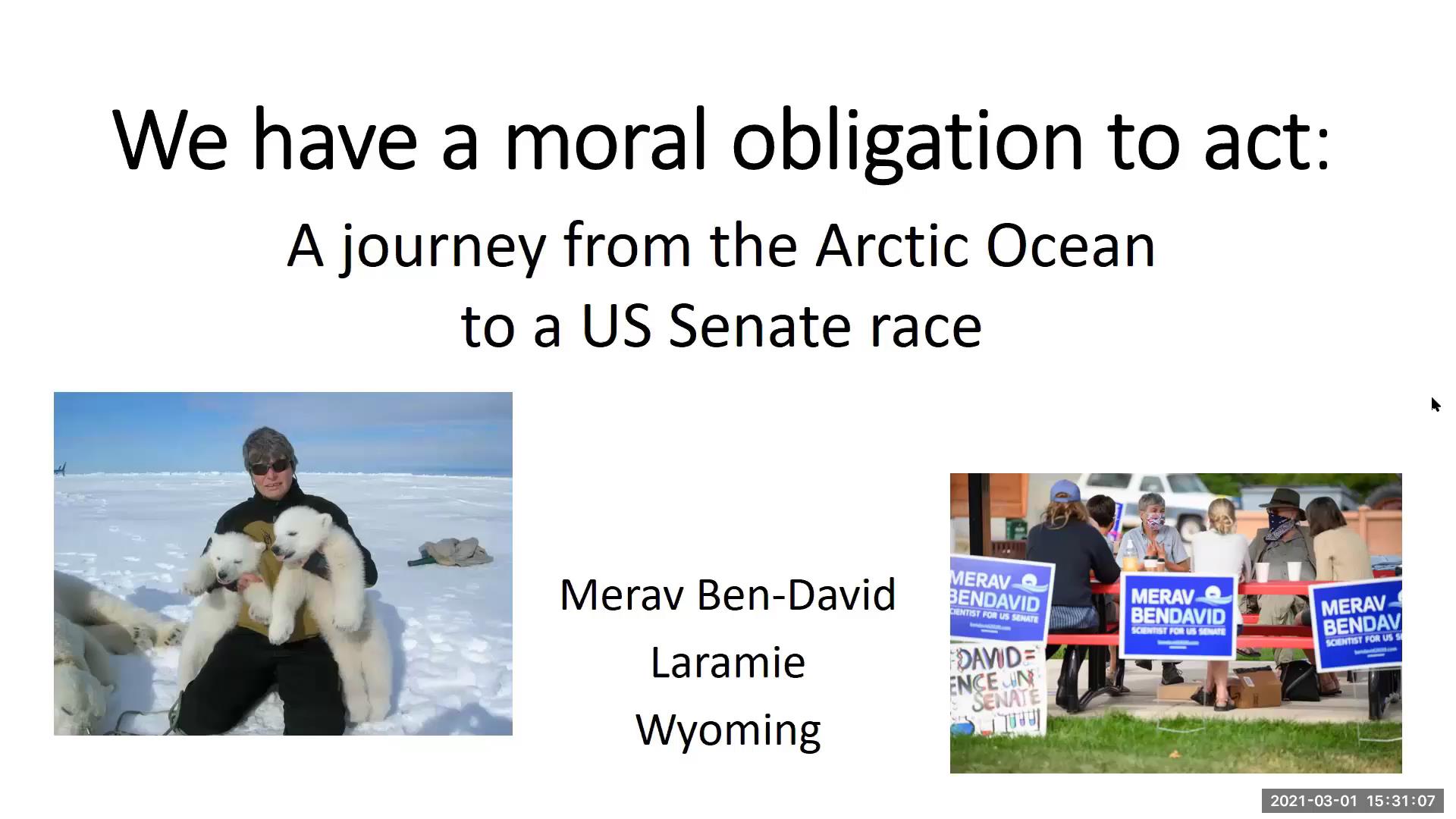 Dr. Merav Ben-David Seminar