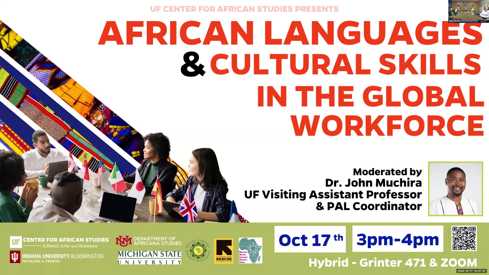 African Languages and Cultural Skills in the Global Workforce