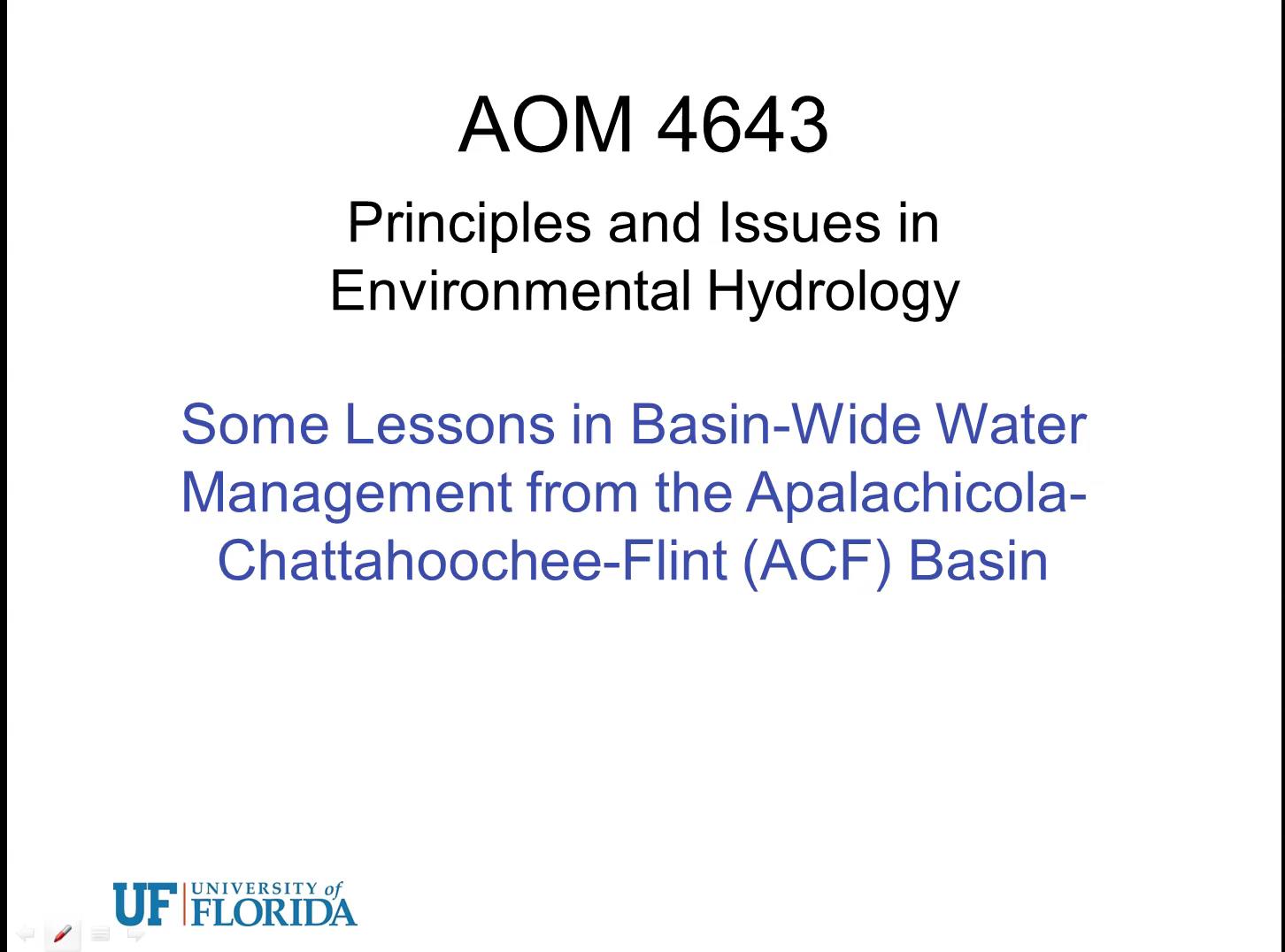 ACF Lessons Learnt from Failures