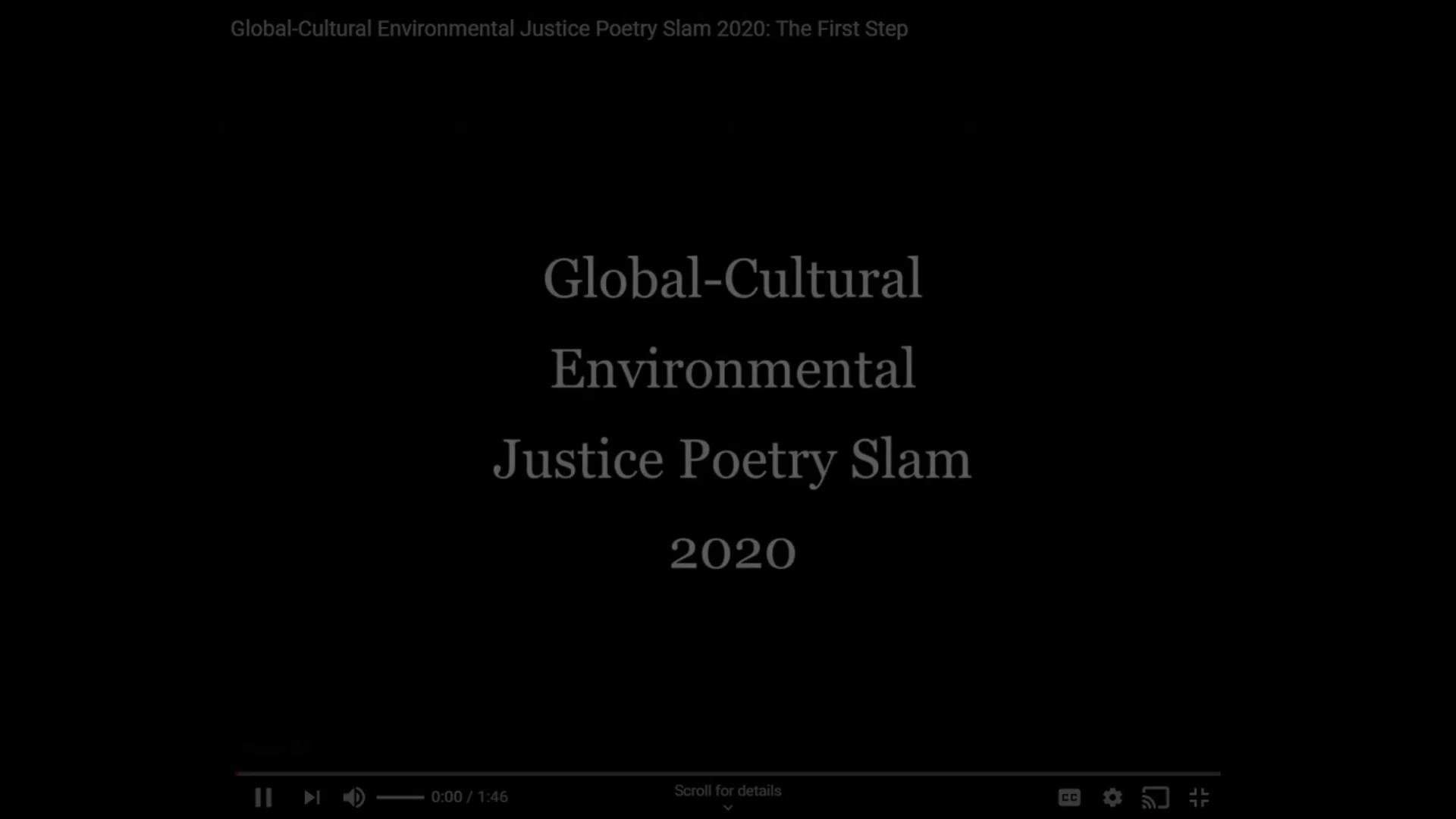 Eileen Calub SONGS 2020 Poetry Slam