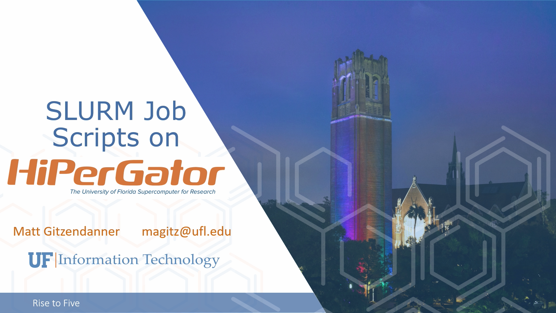 SLURM Job Scripts on HiPerGator