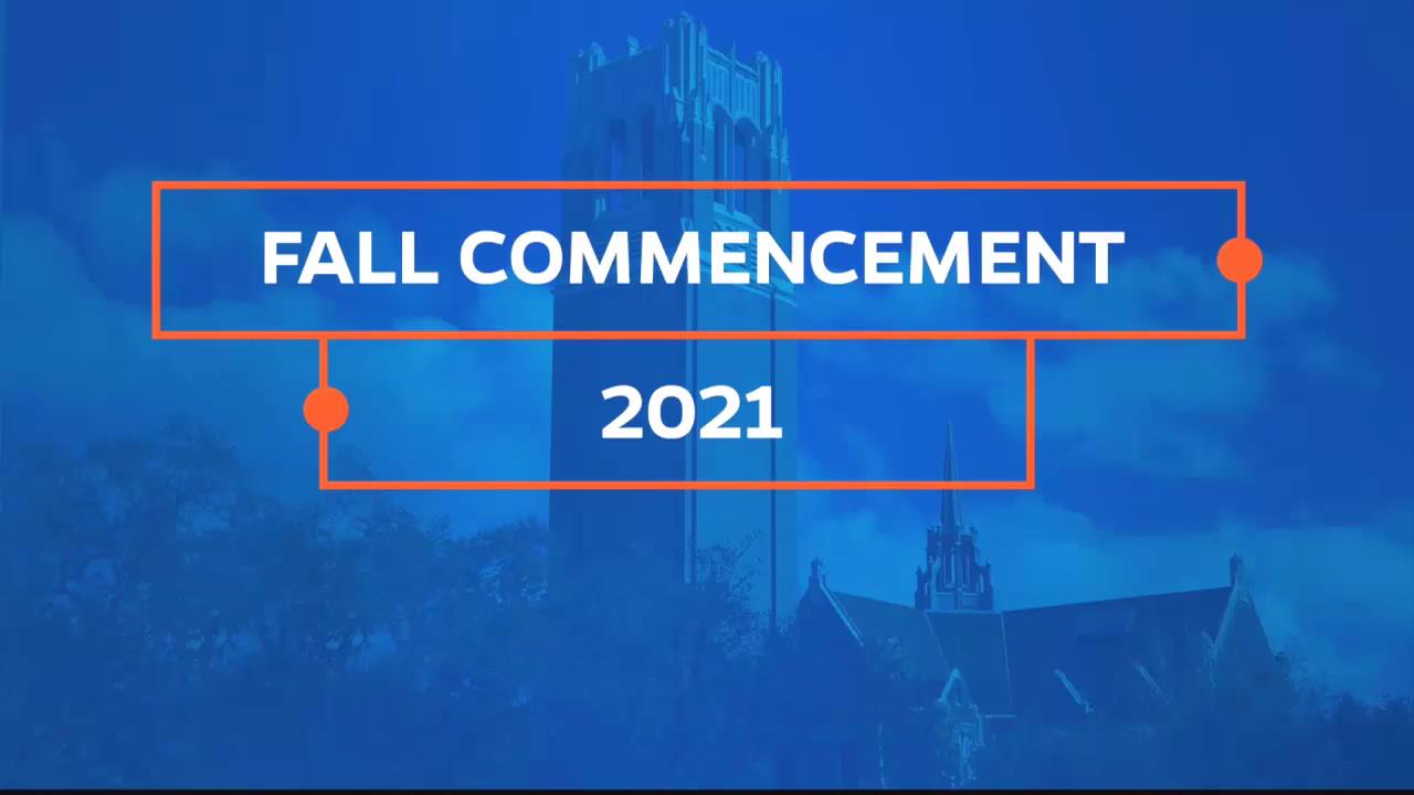 2021 Fall Bachelors/Masters Commencement 2