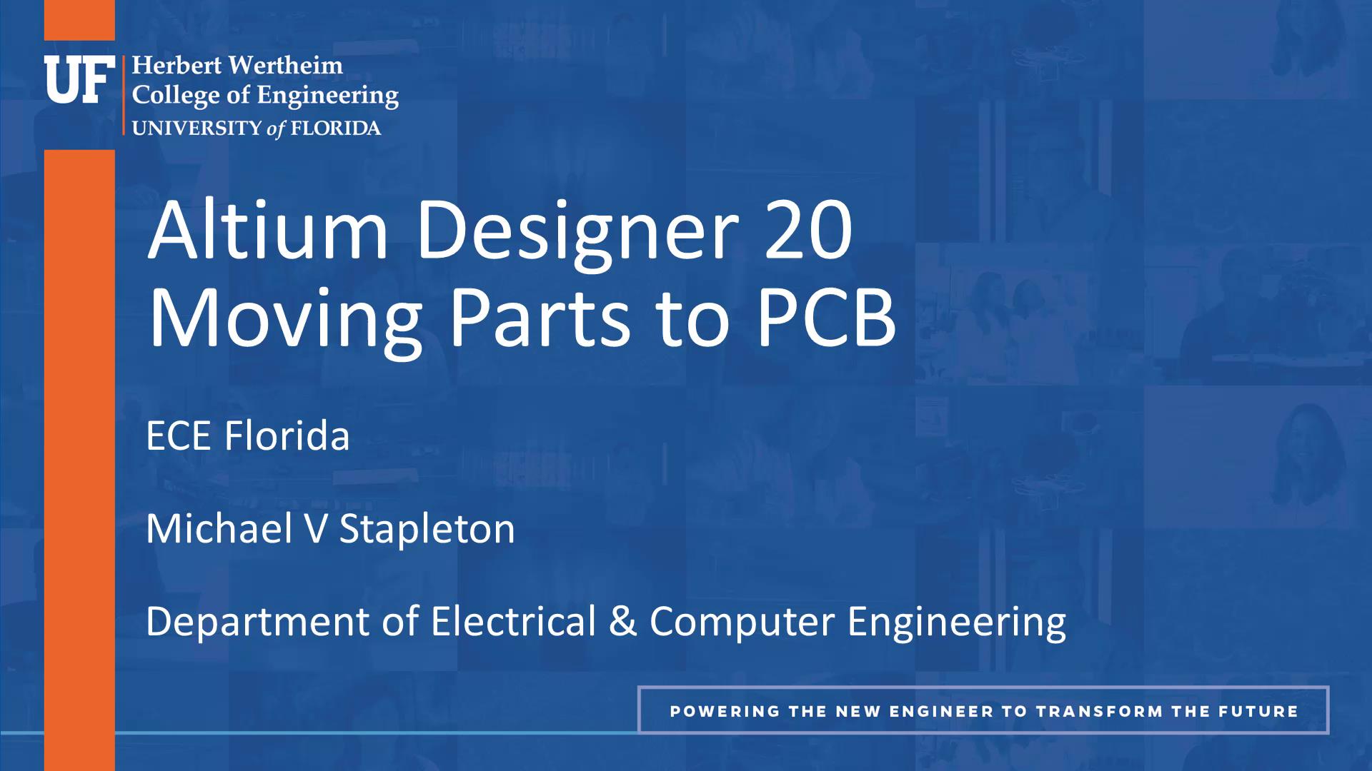 6 Altium Designer 20 Moving Parts to PCB