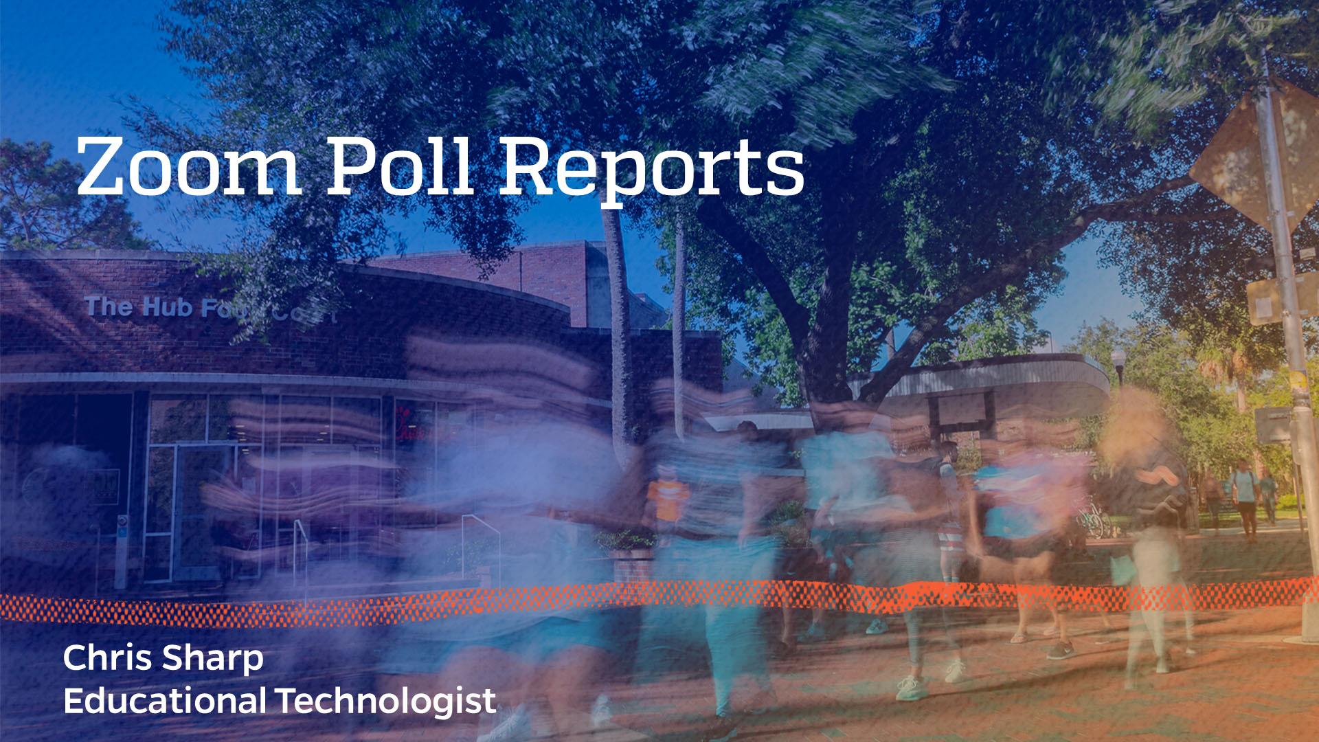 Downloading Poll Reports from Zoom