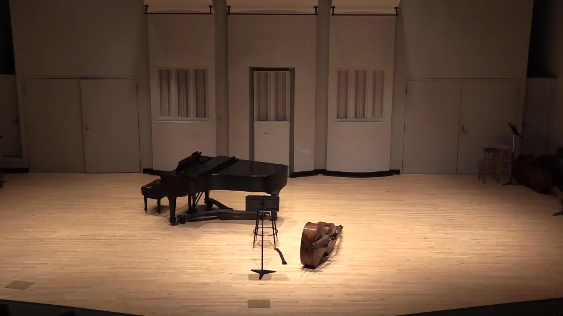 Steven Couch Junior Double Bass Recital 12-06-2021