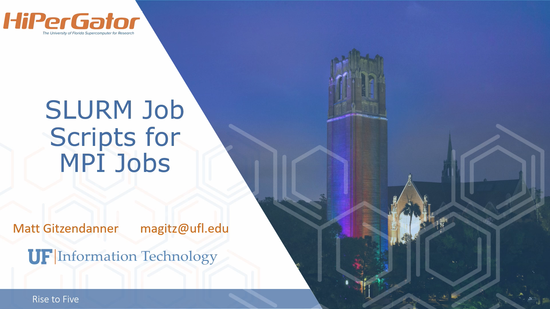 SLURM Job Scripts for MPI Jobs