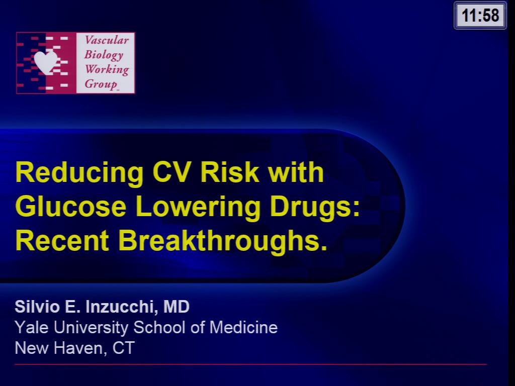 Reducing CV Risk with Glucose Lowering Drugs: Recent Breakthroughs