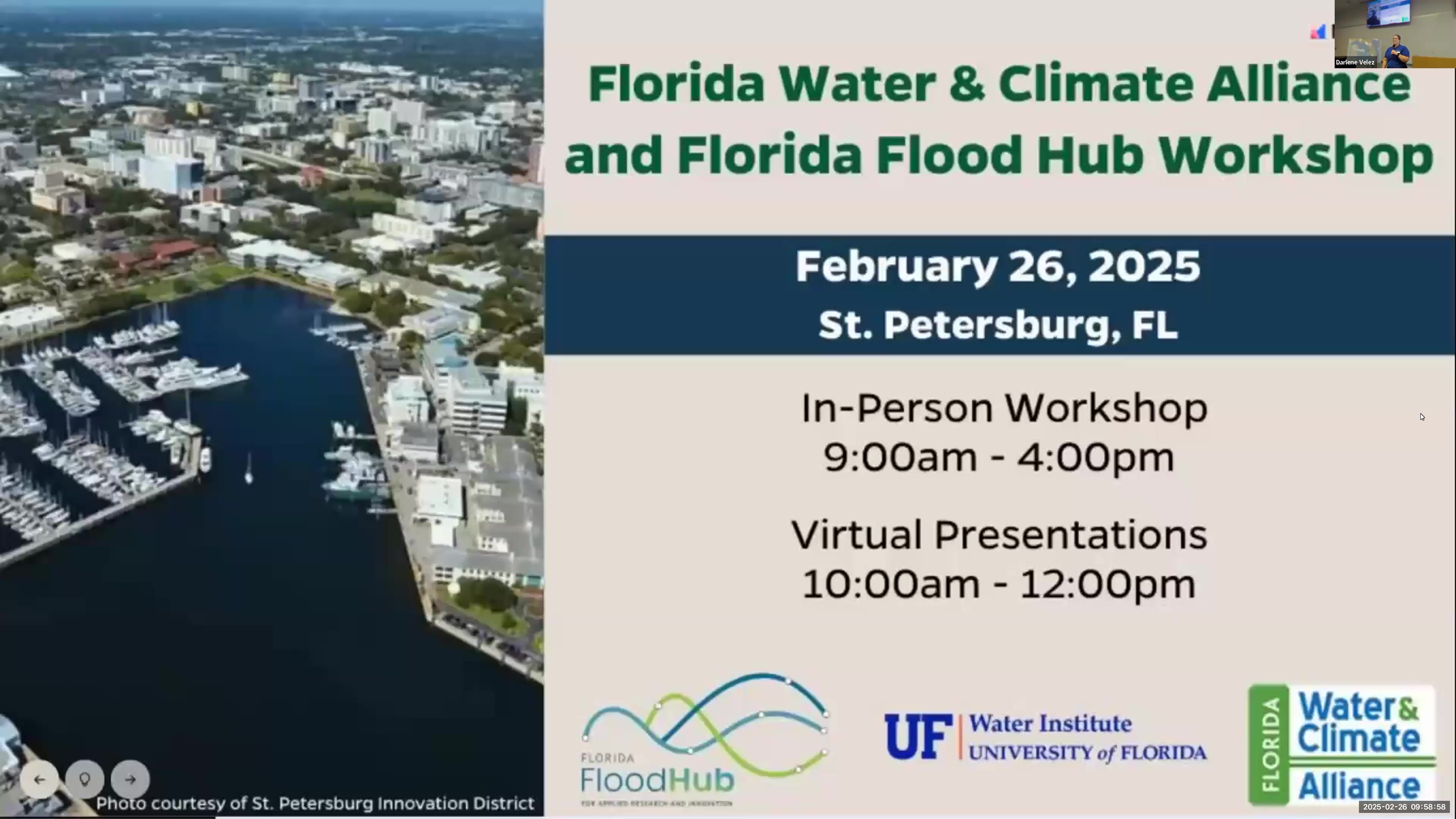 2/26/2025 FWCA & Flood Hub Hybrid Workshop