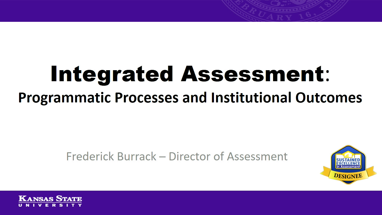 Session 1 - Frederick Burrack - Rion Ballroom