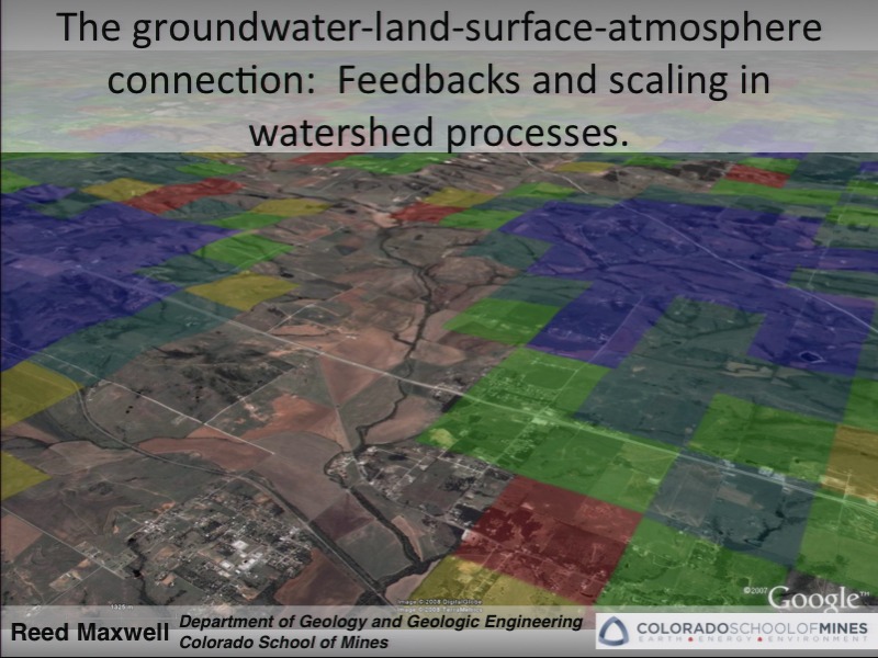 The groundwater-land-surface-atmosphere connection: Feedbacks and scaling in watershed processes