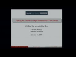 Dr. Wei Biao Wu (Day 1)