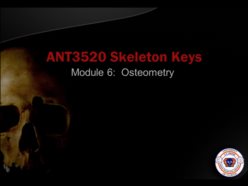 Module 06 - Osteometry